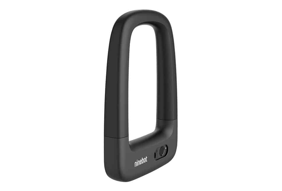 Segway Bluetooth Fingerprint U-Lock | Jet Black | Cykelstyrken.dk